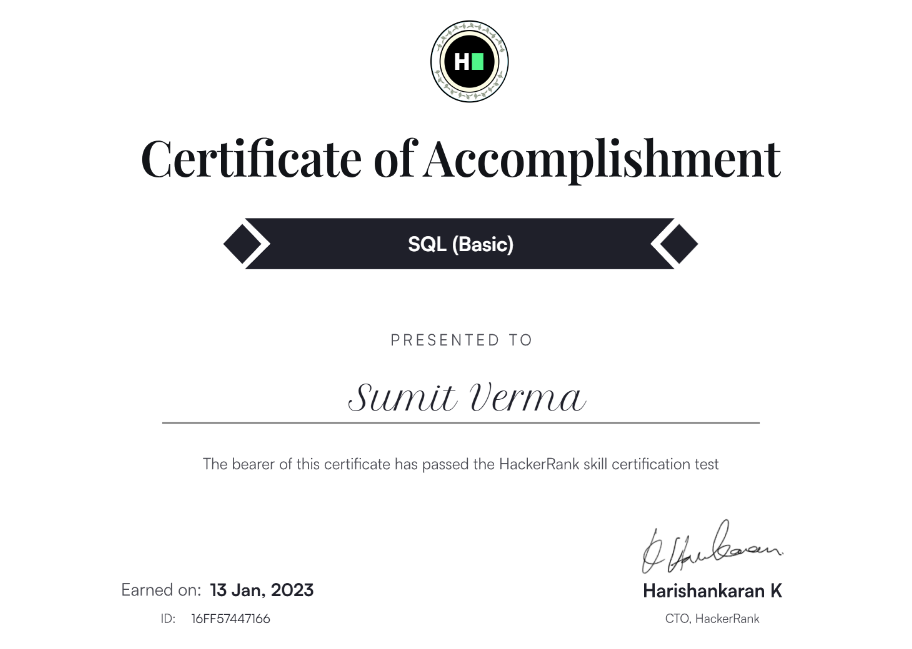 Certificate 3
